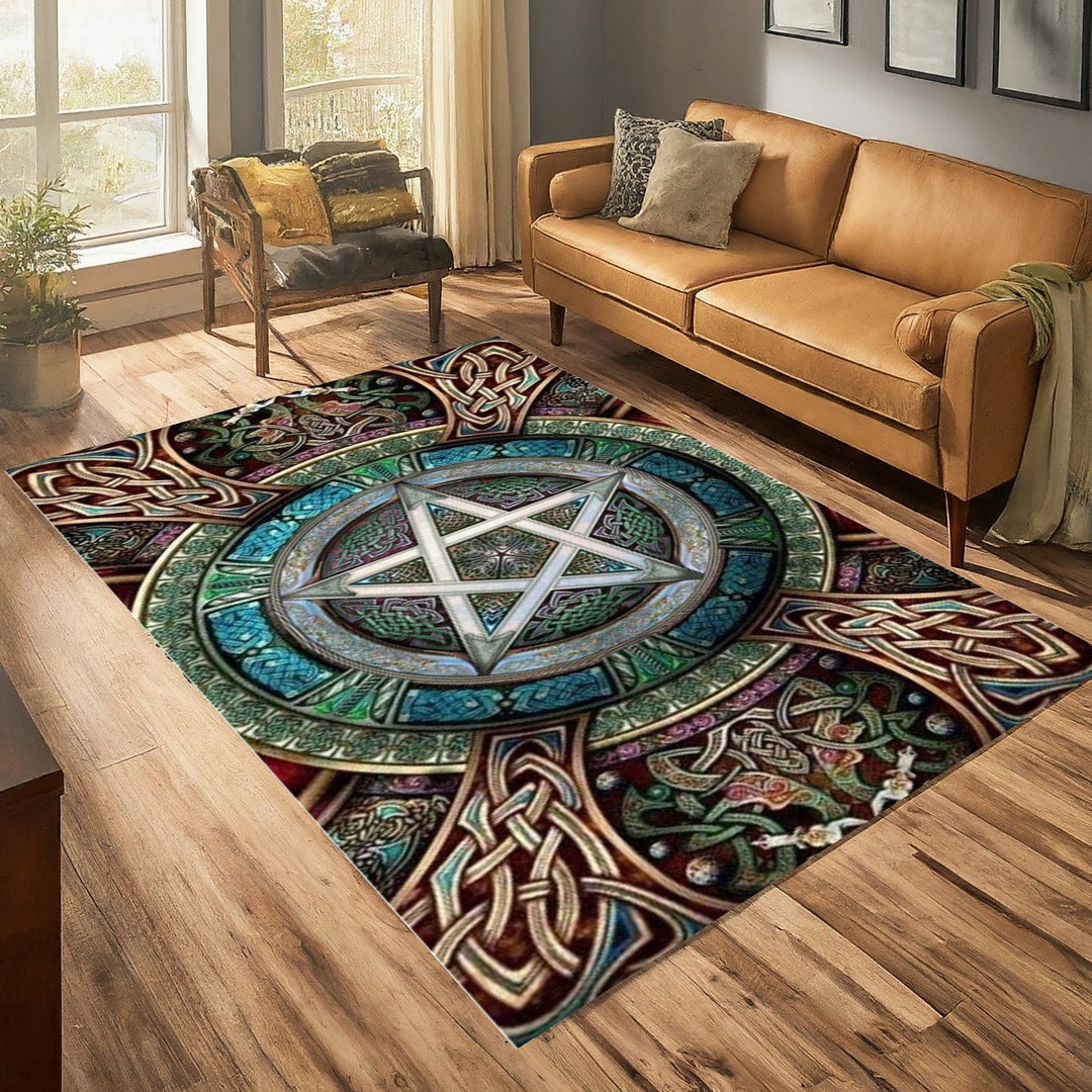 Art Rug,diamond Painting Celtic Rug, the Celts Carpet, Celtic Home ...
