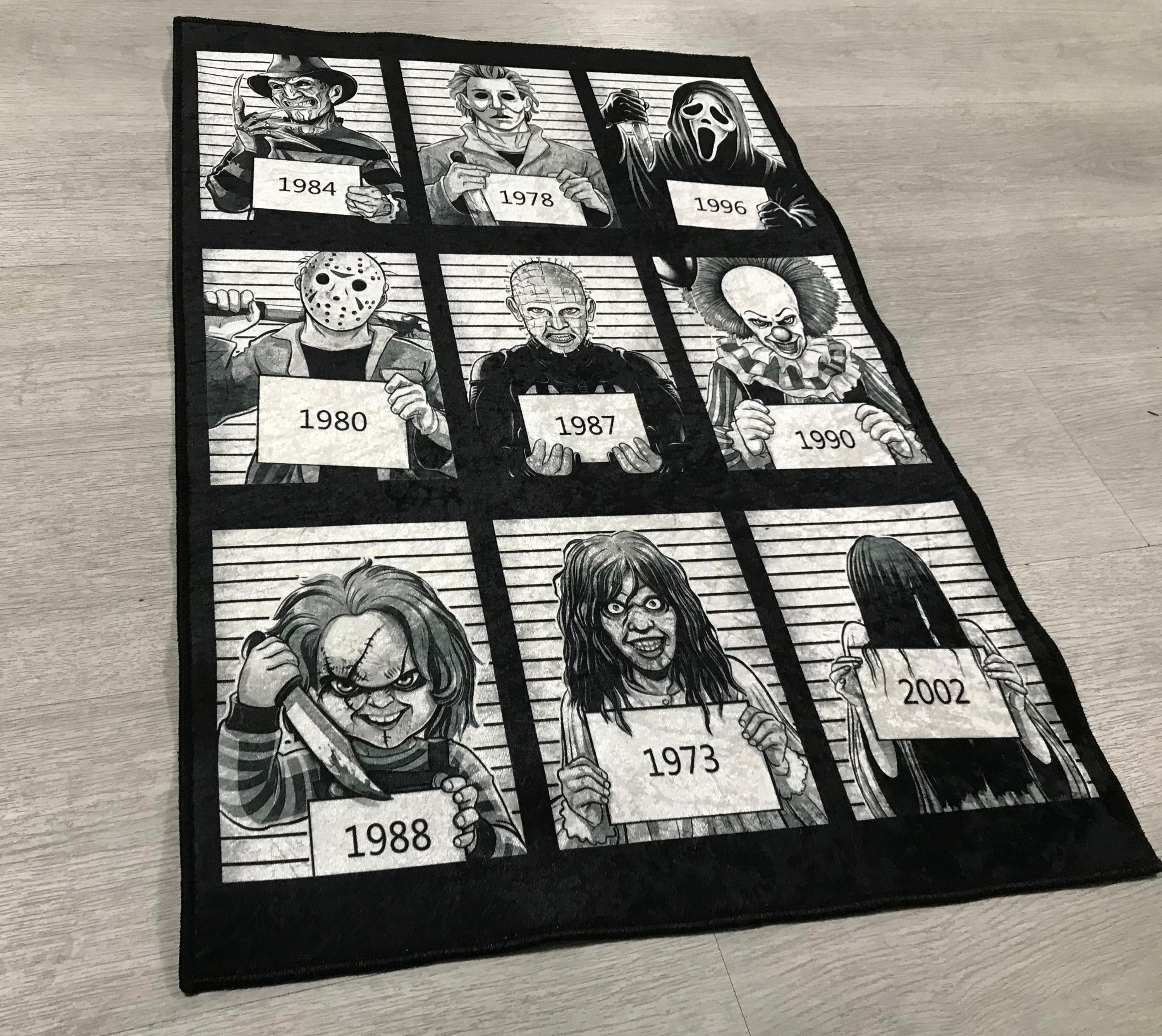 Horror Prison Rug,halloween Street Art Rug, Horror Movies Rug, Horror ...