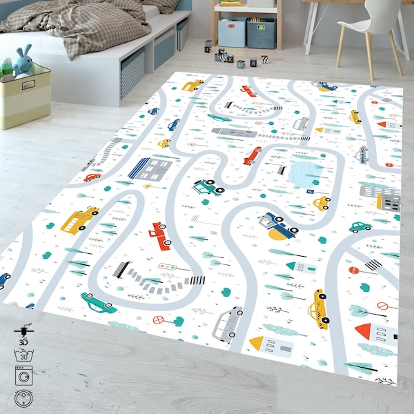 Car Road Rug - Etsy