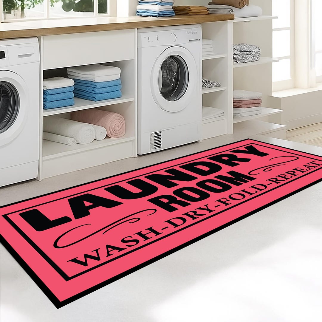 Laundry Room Mat, Bathroom Mat,laundry Room Rug, Laundry Rug, Machine ...
