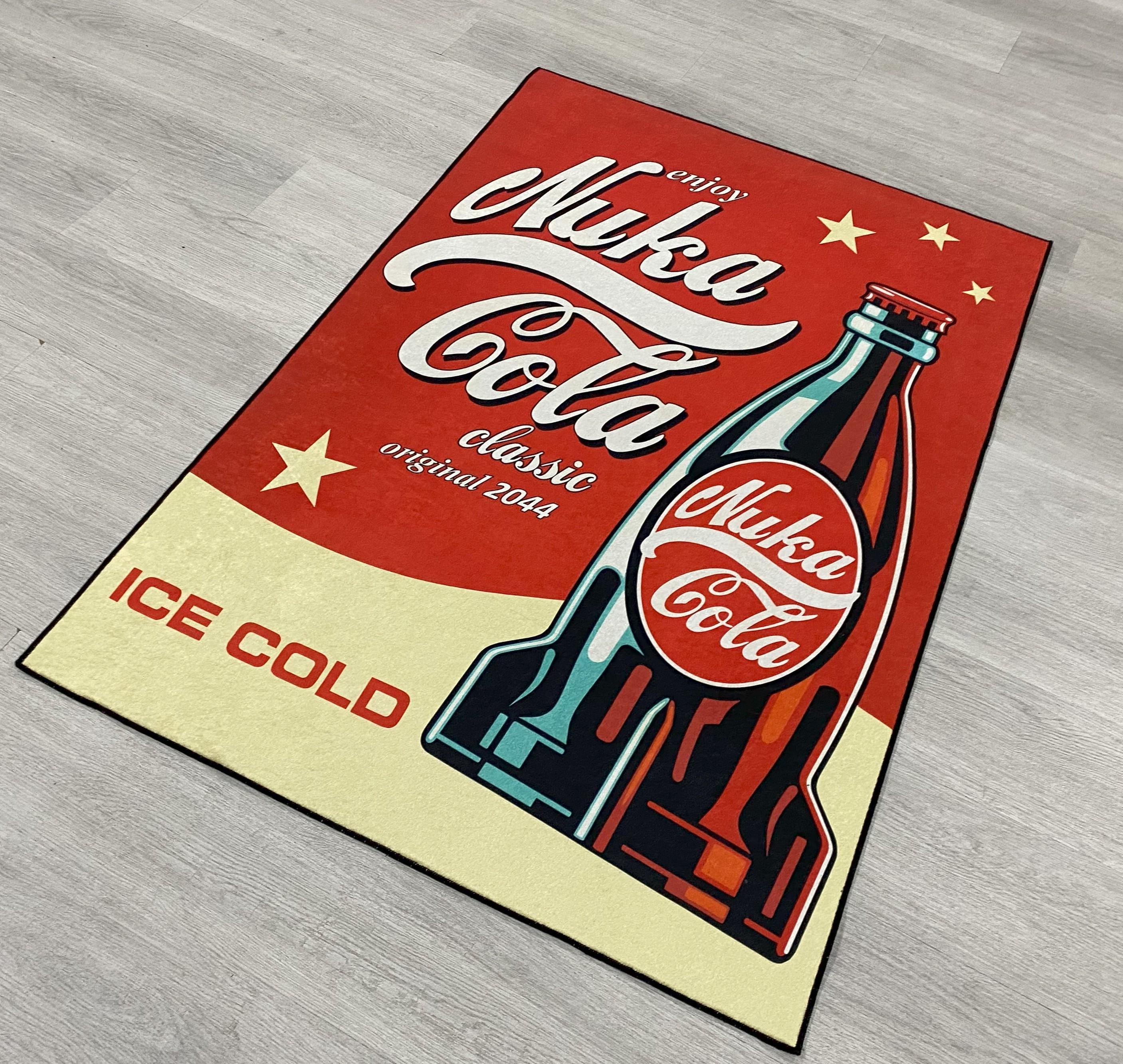 Nuka Cola, Retro Looking Nuka Cola Rug, the Nuclear Age, Please Stand ...