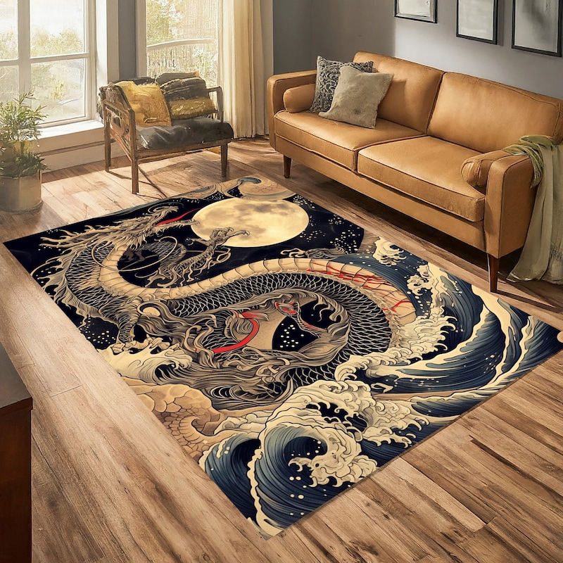 Traditional Japanese Rugs - Etsy