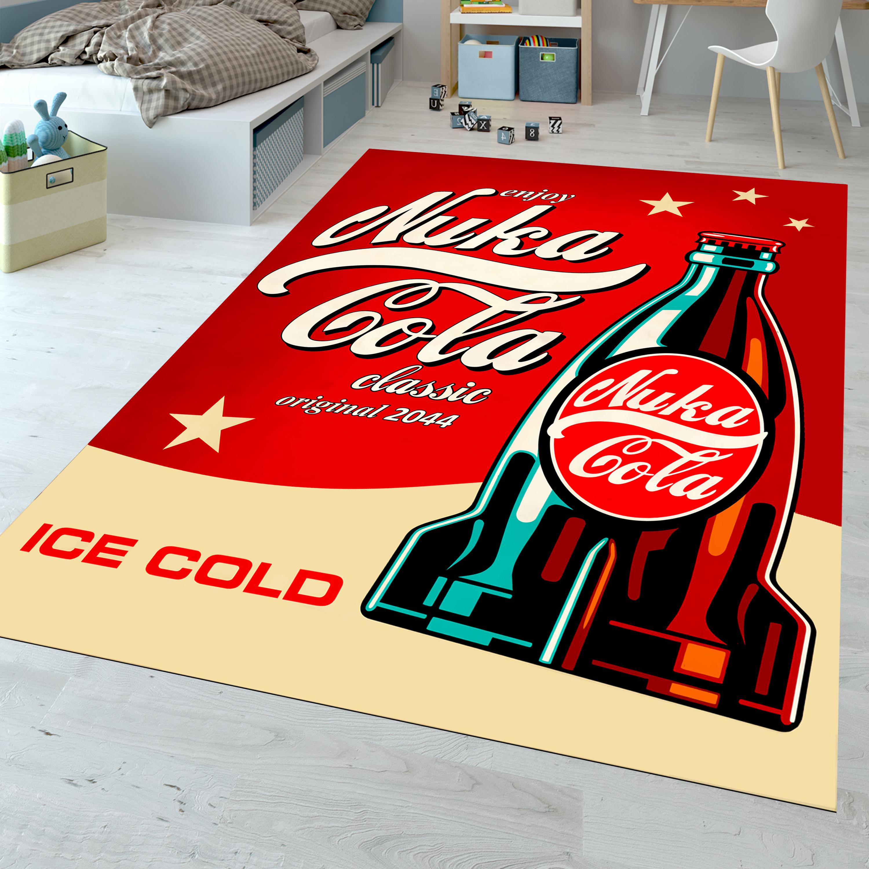 Nuka Cola, Retro Looking Nuka Cola Rug, the Nuclear Age, Please Stand ...