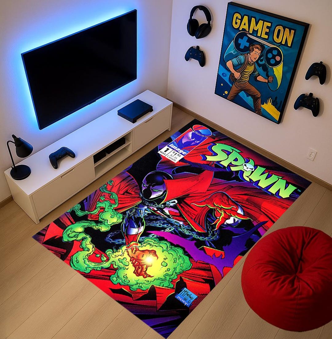 Comic Book Rug,spawn Comics Carpet, Magazine Cover Rug, Comic Cover Rug ...