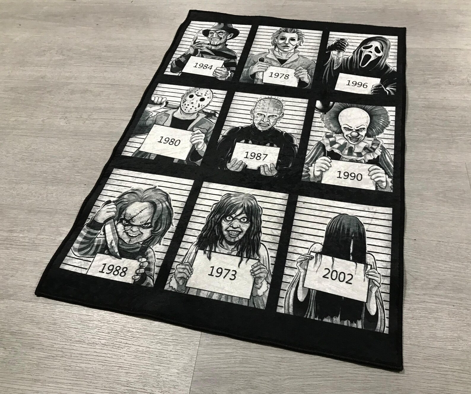 Horror Prison Rug,halloween Street Art Rug, Horror Movies Rug, Horror ...