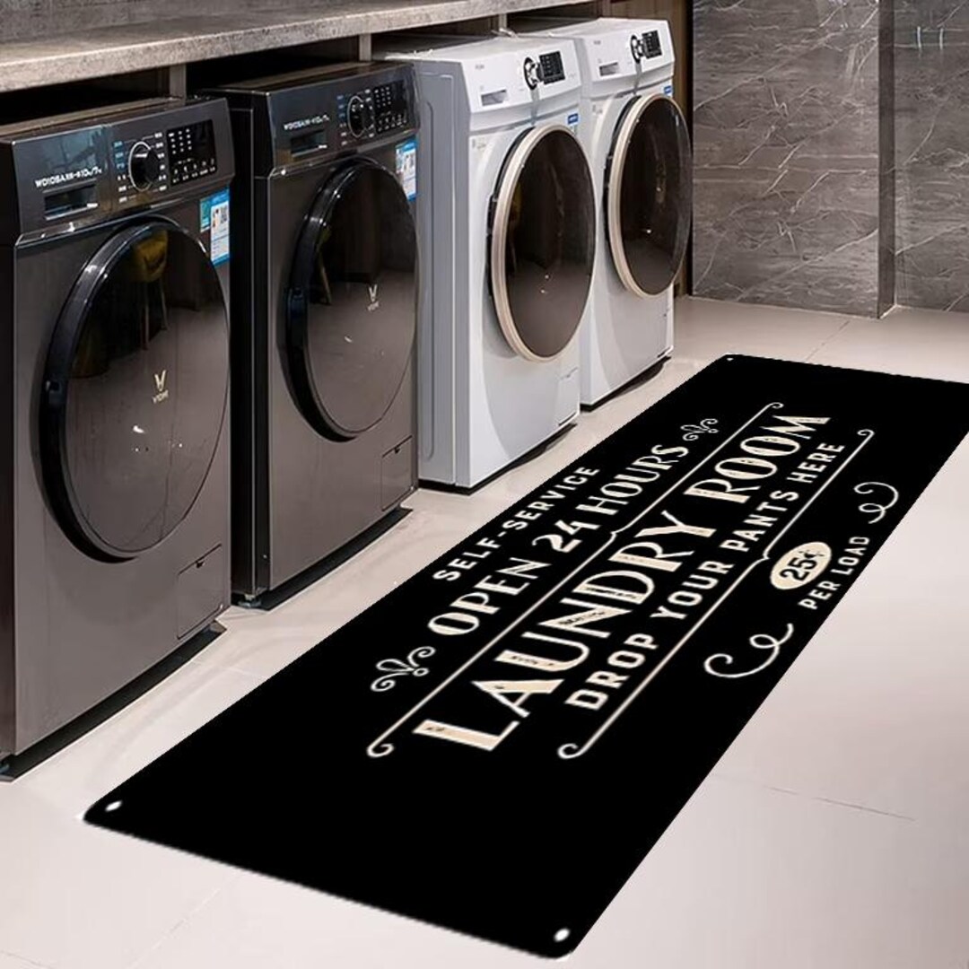 Laundry Room Mat, Bathroom Mat,laundry Room Rug, Laundry Rug, Machine ...