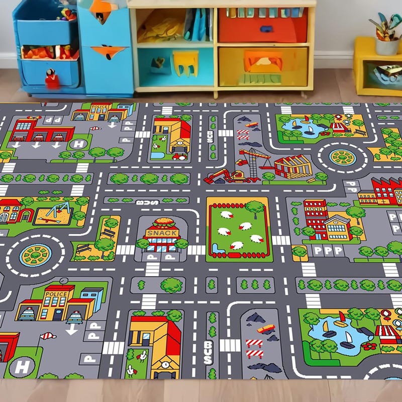 Car Play Mat - Etsy
