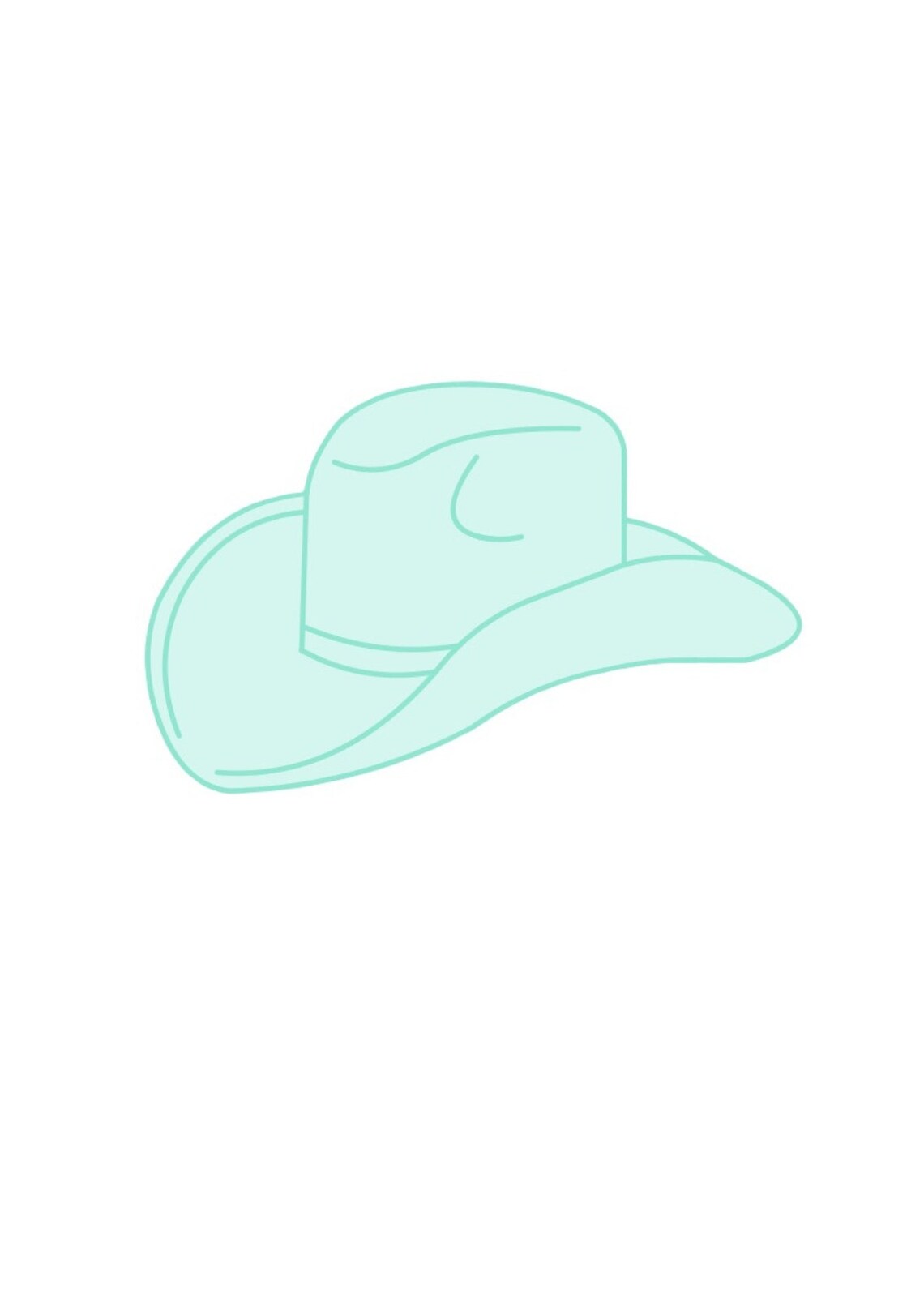 Cowboy Hat Digital Print - Etsy