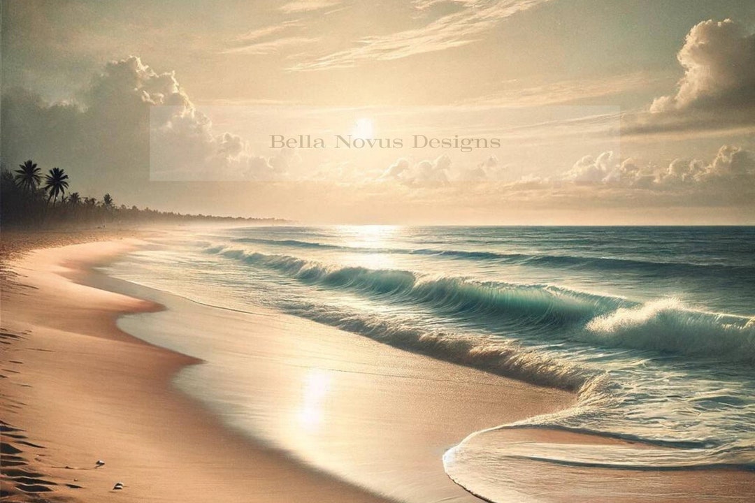 DIGITAL DOWNLOAD, Beach Scene Wall Art - Etsy