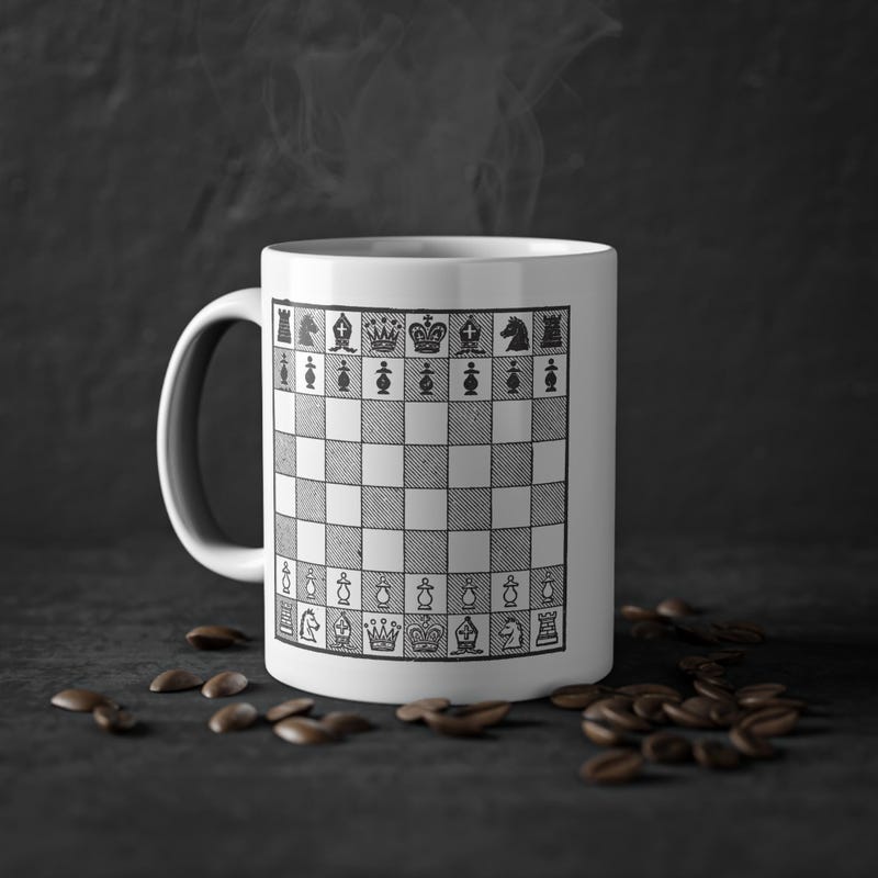 Instant Chess Cup Coffee Compatible - Etsy New Zealand