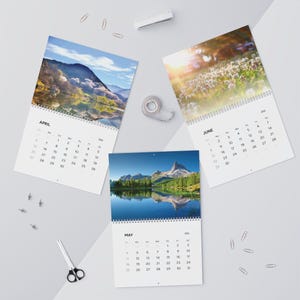 2025 Scenic Wall Calendar Stunning Monthly Landscape Photos, 11x8.5 ...