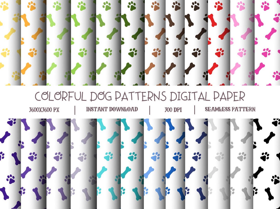 Vibrant Canine Designs | Printable Pet Patterns for Crafting & DIY ...