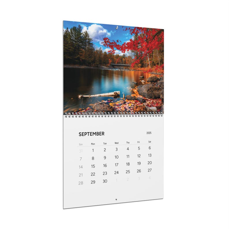 2025 Scenic Wall Calendar Stunning Monthly Landscape Photos, 11x8.5 ...