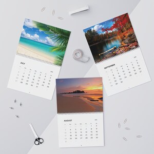 2025 Scenic Wall Calendar Stunning Monthly Landscape Photos, 11x8.5 ...