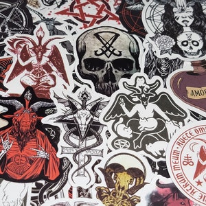 Goth Deco Dark Appcathary Sticker Mystery Stickers Punk Stationary Emo ...