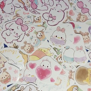 Kawaii Stickers Box School Sticker Decoration Office Supply Cute Dorm ...