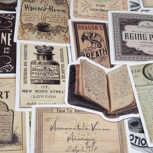 Goth Deco Dark Appcathary Sticker Mystery Stickers Punk Stationary Emo ...