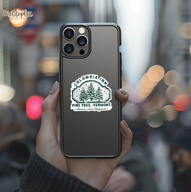 Columbia Inn Pine Tree Vermont Sticker: Christmas Movie Gift - Etsy
