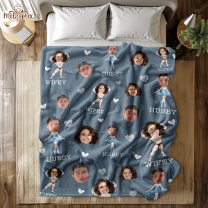 Custom Face Blanket, Personalized Funny Photo Blanket, Custom Blanket ...
