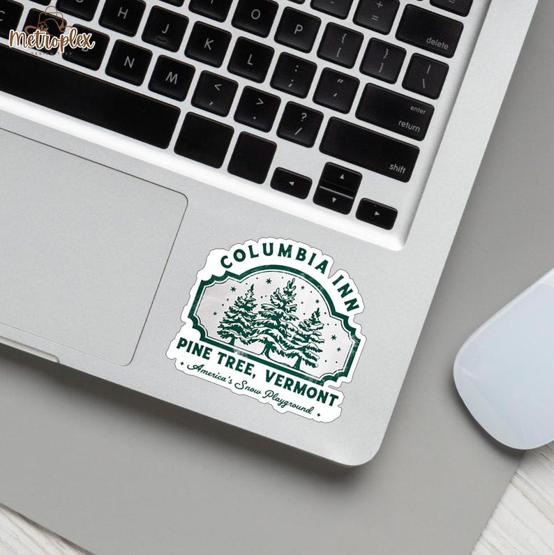 Columbia Inn Pine Tree Vermont Sticker: Christmas Movie Gift - Etsy