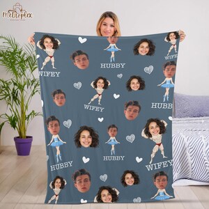 Custom Face Blanket, Personalized Funny Photo Blanket, Custom Blanket ...