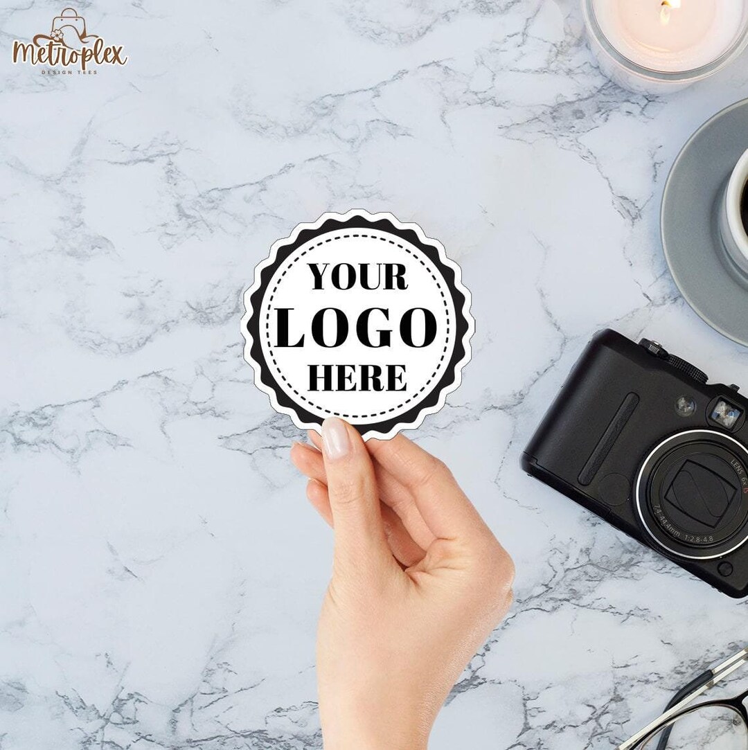 Custom Your Logo Here Stickers, Personalized Company Logo Decal, Sports ...