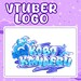 Custom Vtuber Logo Text Chibi Logo Cute Logo Pngtuber Logo Giftuber ...
