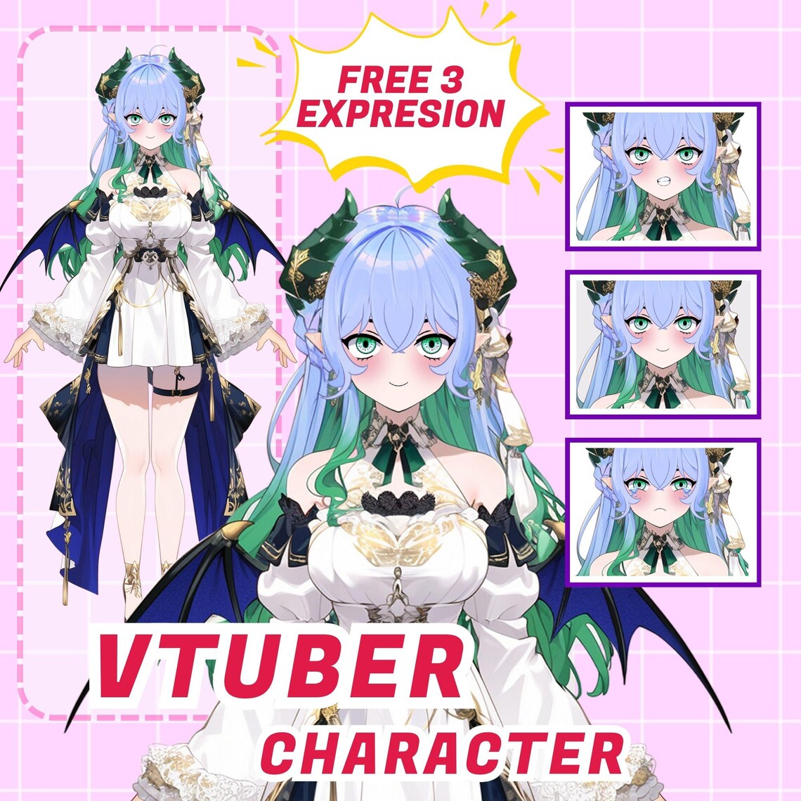 Custom Live2d Vtuber Commission Live2d Model Commission, Pngtuber ...