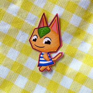 Animal Crossing Cat Villager Villager Vinyl Stickers Tangy, Bob, Rosie ...