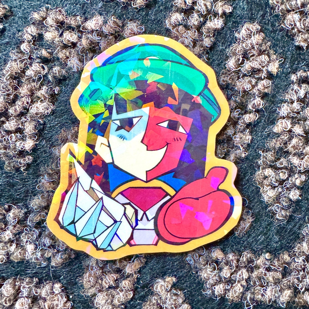Ena Dream BBQ | Holographic Vinyl Sticker - Etsy