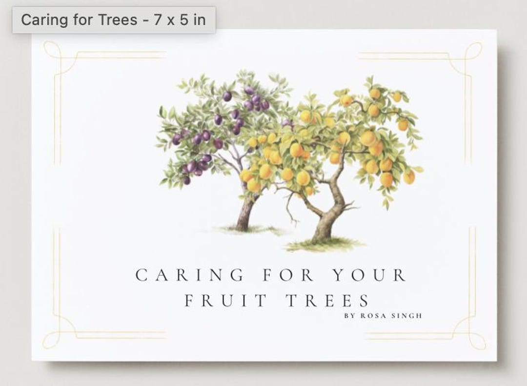 Backyard Fruit Tree Booklet: 25 Fruiting Plants, Pruning, Fertilizer ...