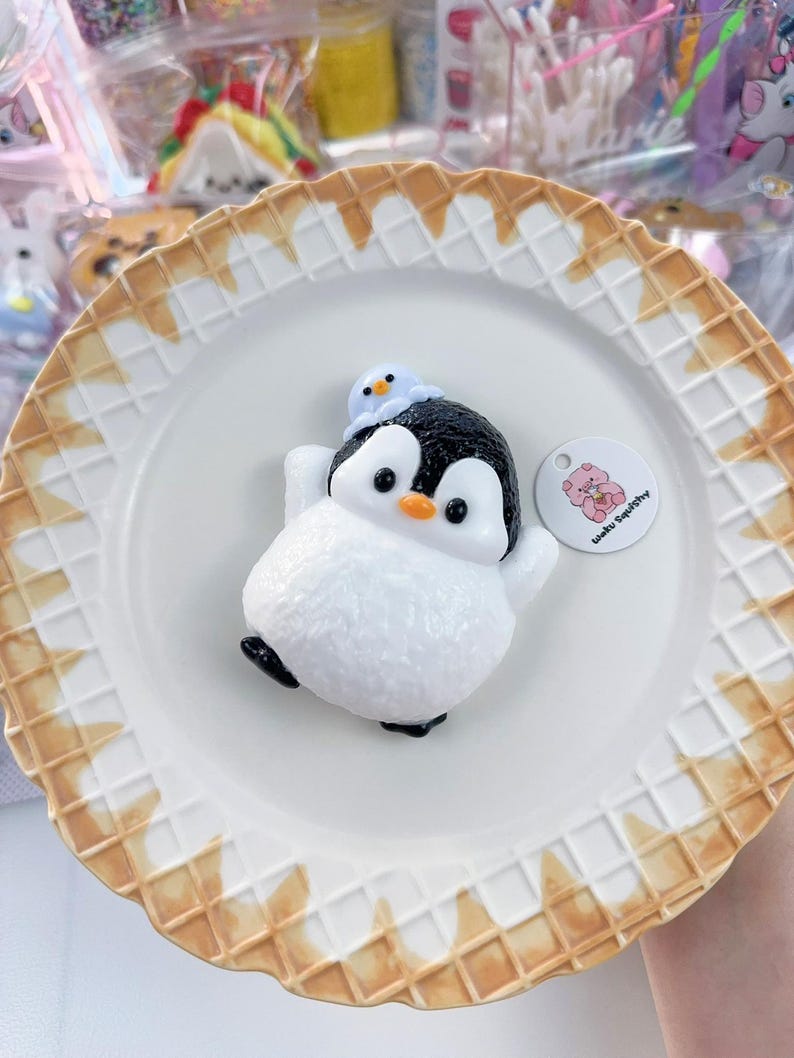 Cute Penguin Taba Squishy Toy, Soft Stress Relief, Kawaii Cute Gift ...