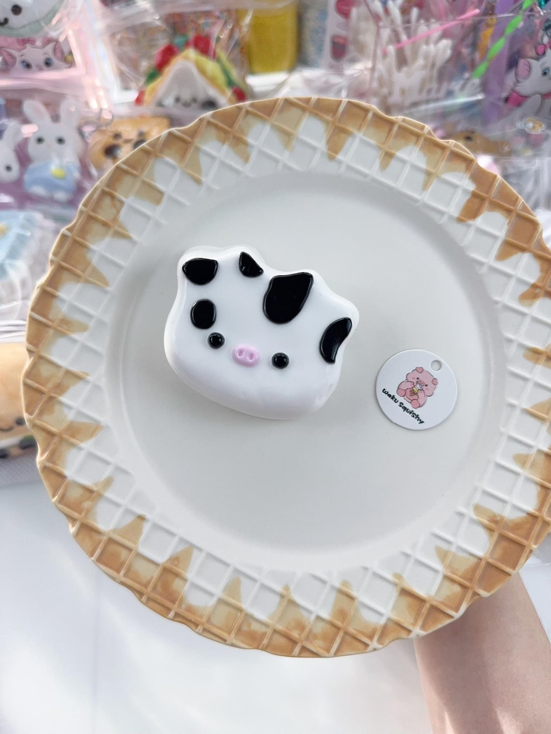 Cute Cow Taba Squishy Toy, Soft Stress Relief, Kawaii Cute Gift, Super ...