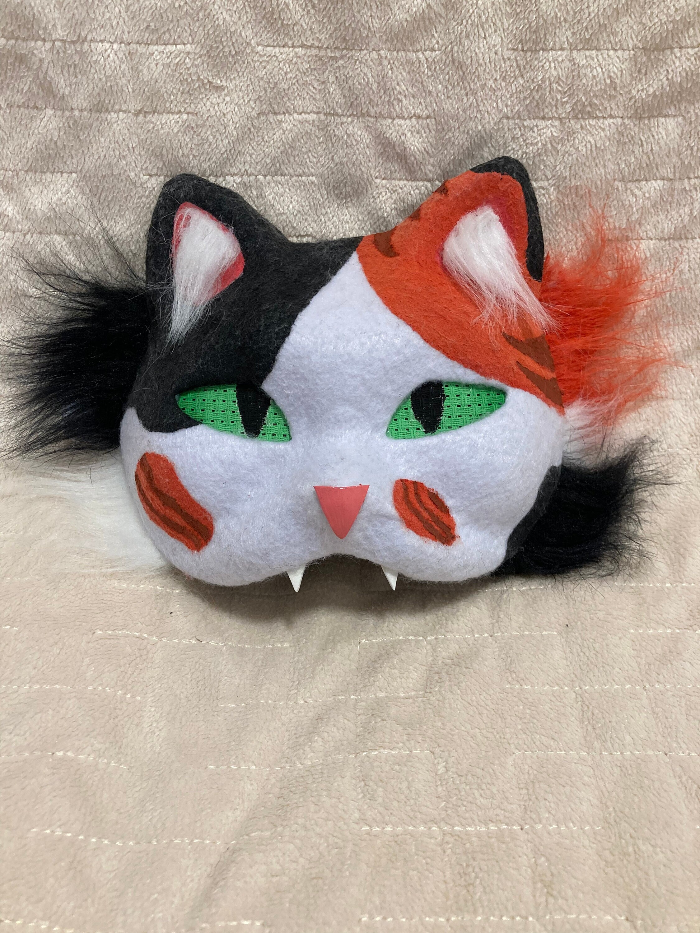 Calico Cat Mask - Etsy