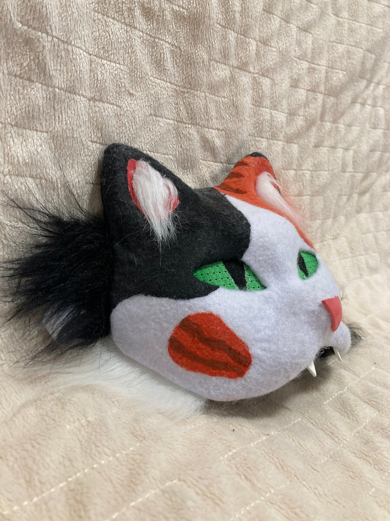 Calico Cat Mask - Etsy