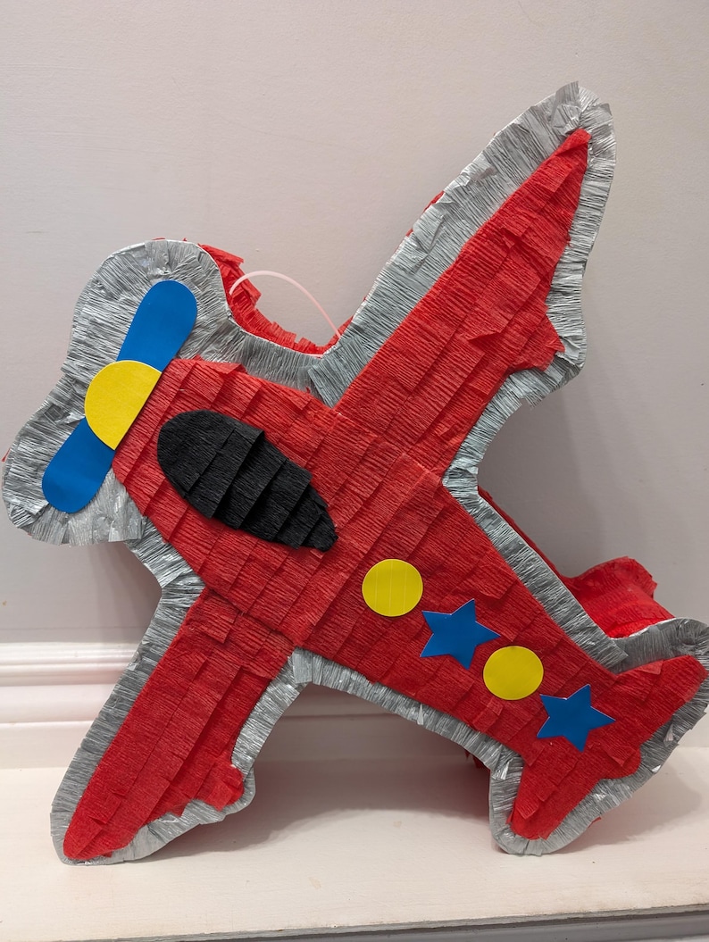 Airplane Cute Piñata for Kids Birthday Party. Pinata Game - Etsy