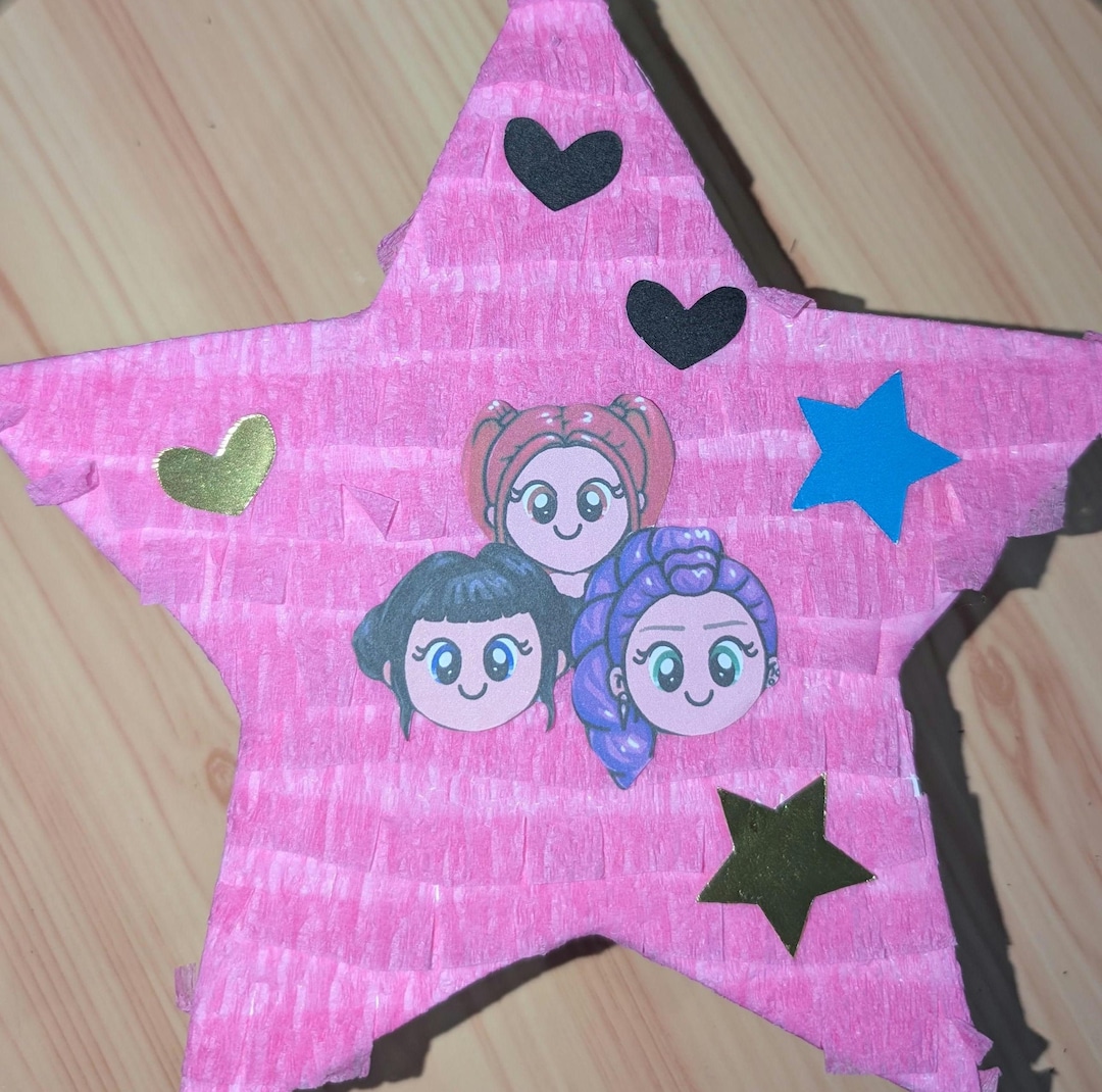 K-pop Inspired Piñata for Kids Birthday Party. Pinata Game Corean Style ...