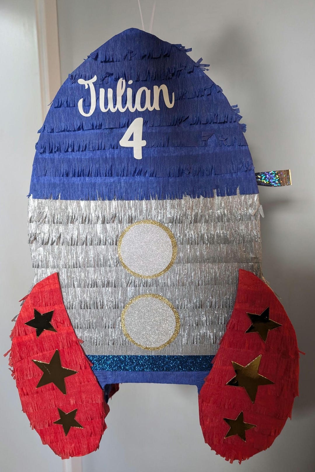 Rocket Cute Piñata for Kids Birthday Party. Pinata Game Space Party - Etsy