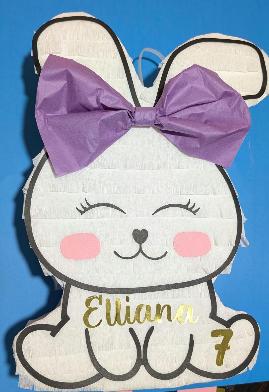 Bunny Piñata for Kids Party. Easter Pinata Party. Piñata Game - Etsy