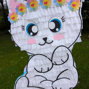 Cute Cat Piñata for Kids Birthday Party. Pinata Game Kitten - Etsy