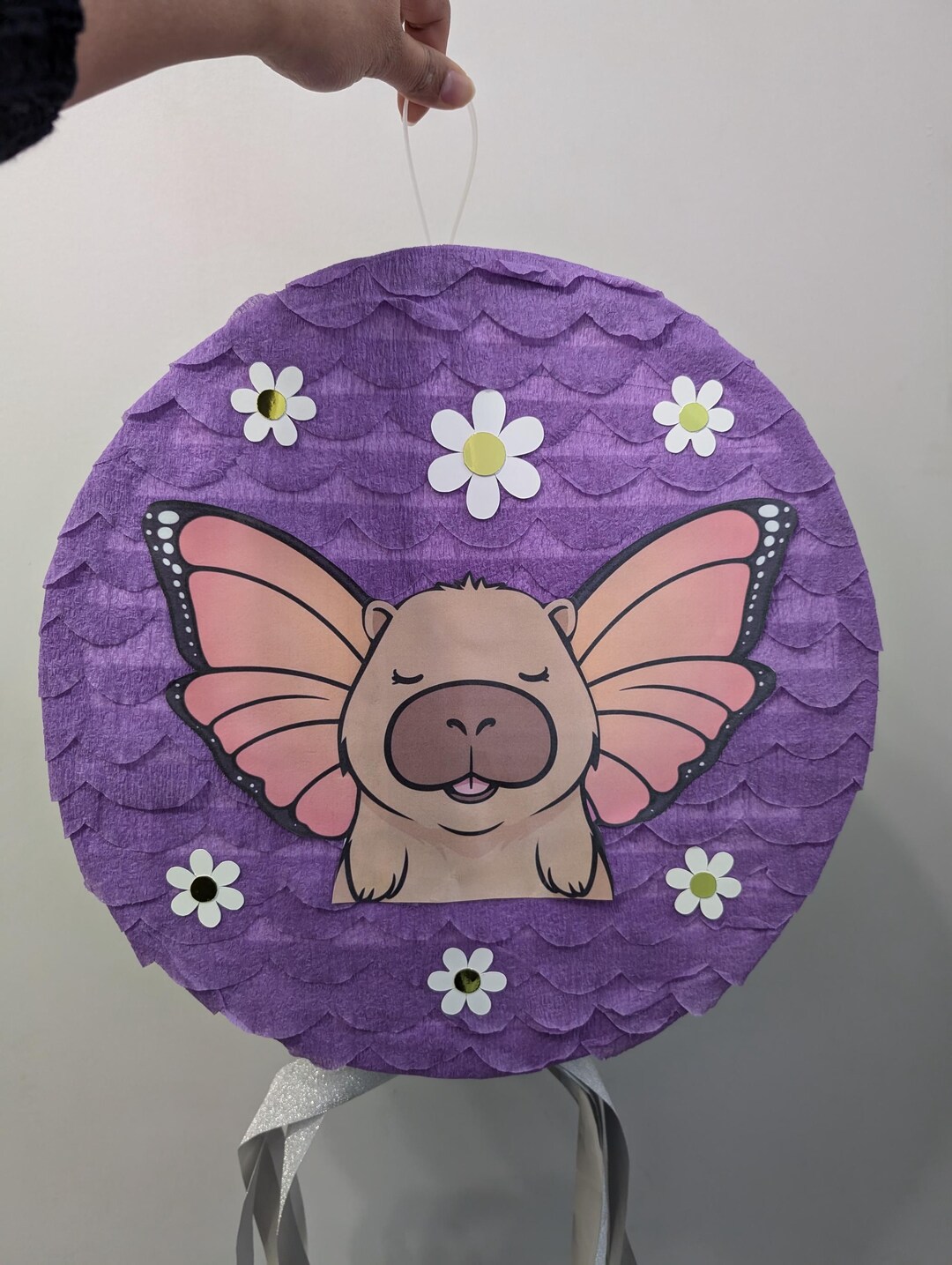Capybara Cute Butterfly Piñata for Kids Birthday Party. Pinata Game ...