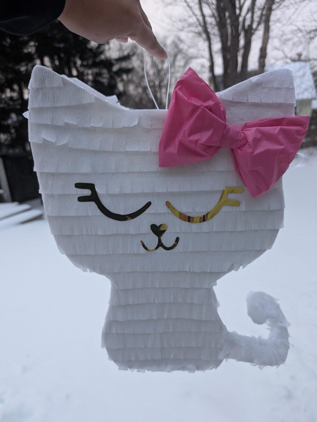 Cute Cat Piñata for Kids Birthday Party. Pinata Game Kitten - Etsy