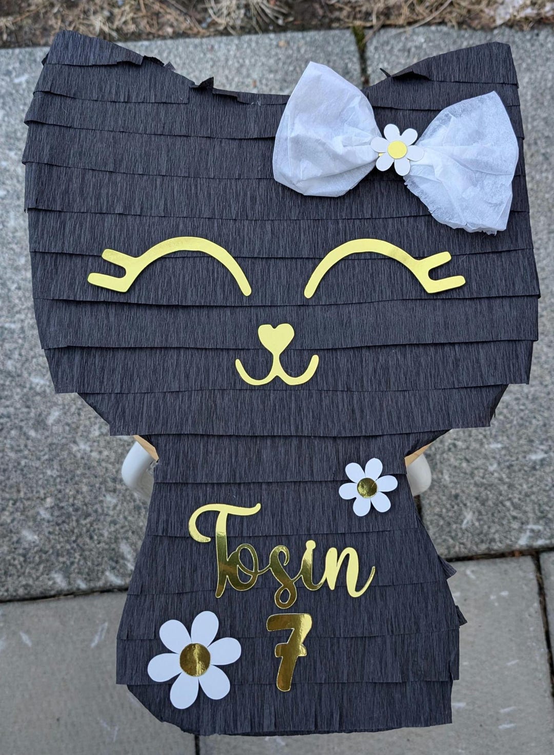 Cute Cat Piñata for Kids Birthday Party. Pinata Game Kitten - Etsy