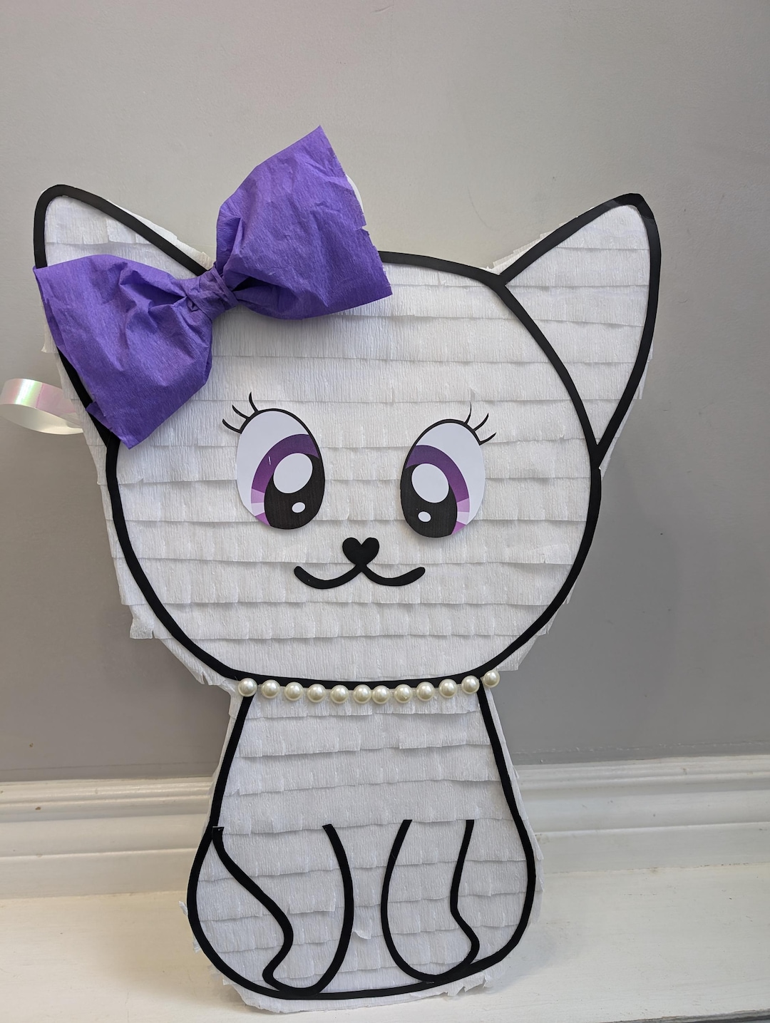 Cat Piñata, Purple Cat, Kitten Pinata for Kids. Pinata Game - Etsy