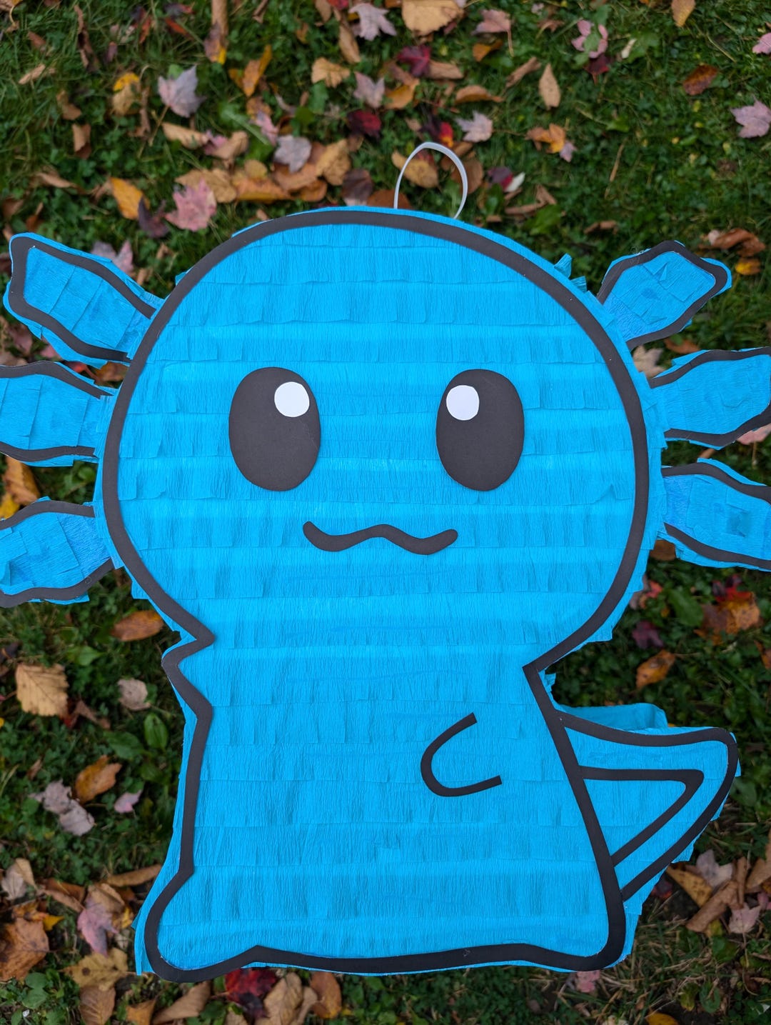 Cute Blue Axolotl Piñata for Kids Birthday Party. Pinata Game Blue ...