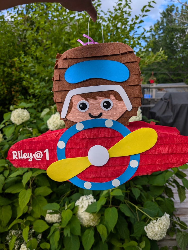 Airplane Piñata for Kids Birthday Party. Pinata Game - Etsy