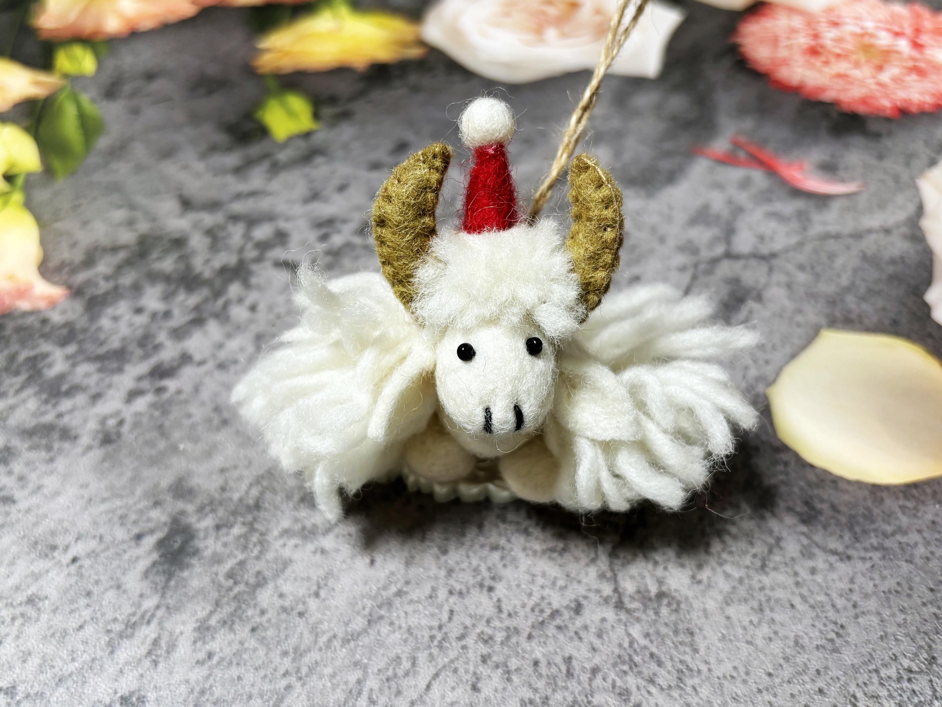 Hanging Felt /yak / Hanging Decoration /needle Felted / Wool Felt ...