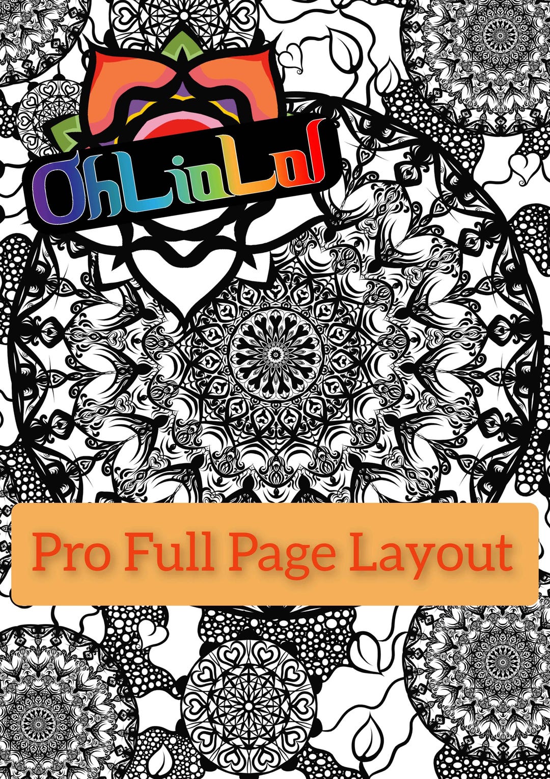 Coloring Page by Lio SINGLE PRO Level Page: Geometric Mandela or ...