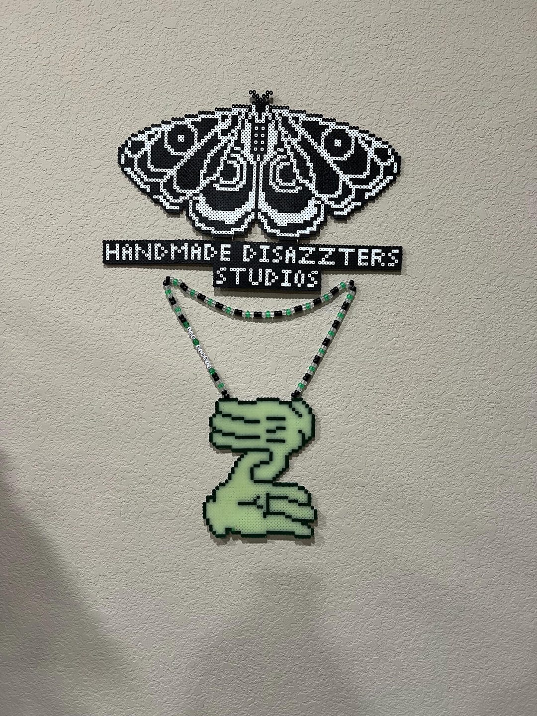 Zeds Dead Hands Perler Necklace - Etsy