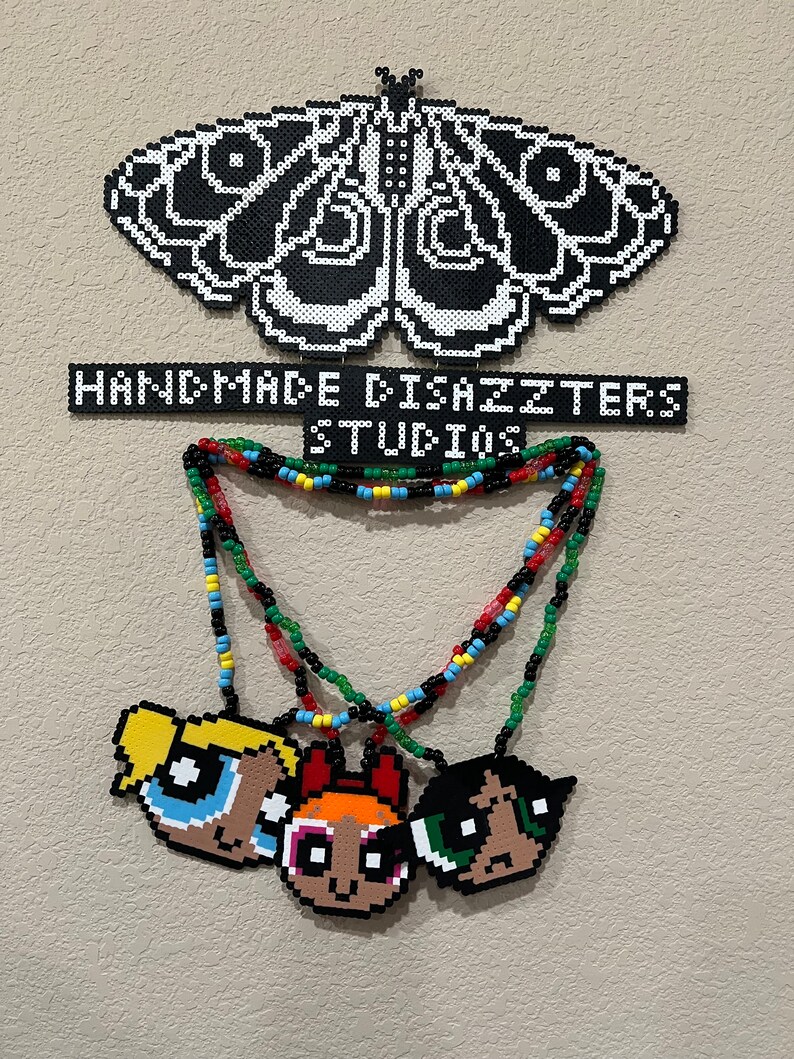 Powerpuff Girls Perler Necklaces - Etsy